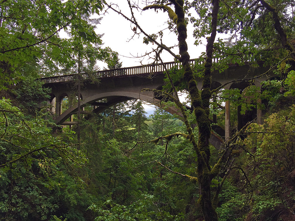 Waterfall Hike In The Shepperd's Dell State Natural Area, Oregon