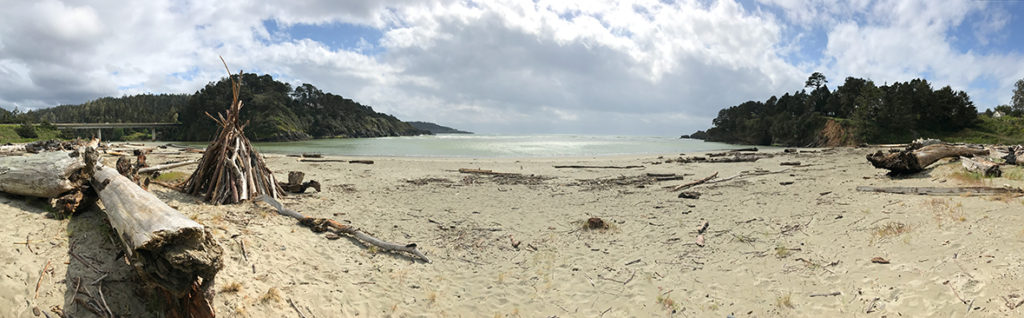 Big River Beach At Mendocino Bay In Mendocino Headlands State Park