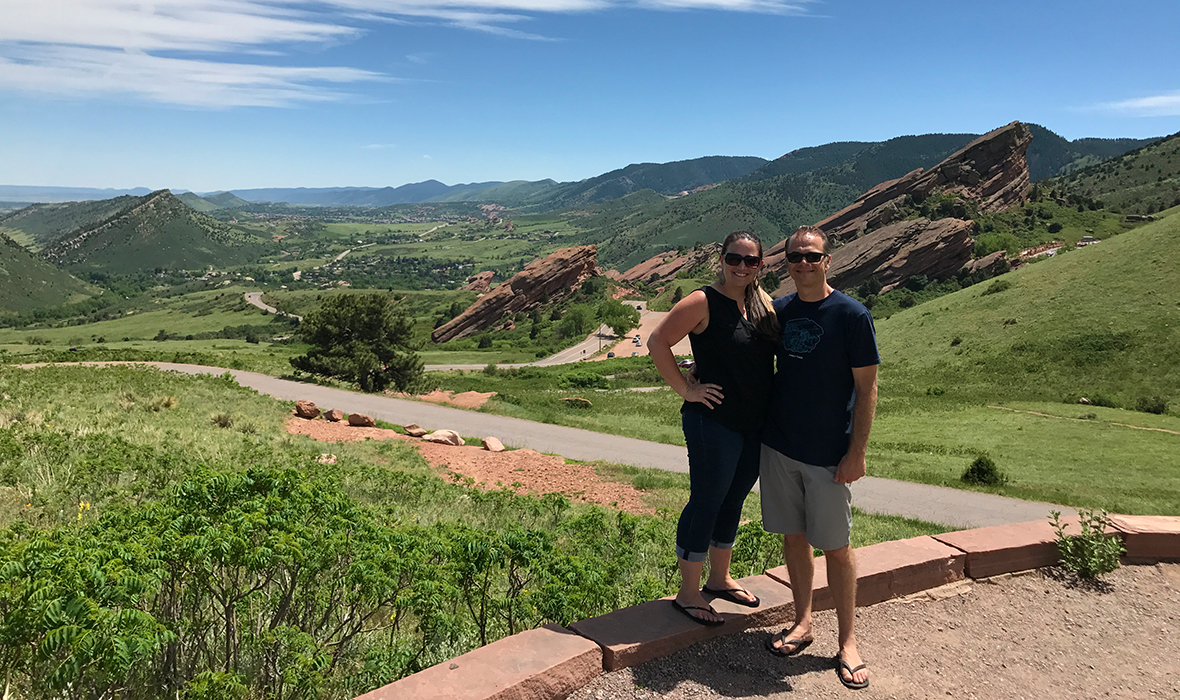 World-Famous Red Rocks Amphitheatre In Morrison, Colorado