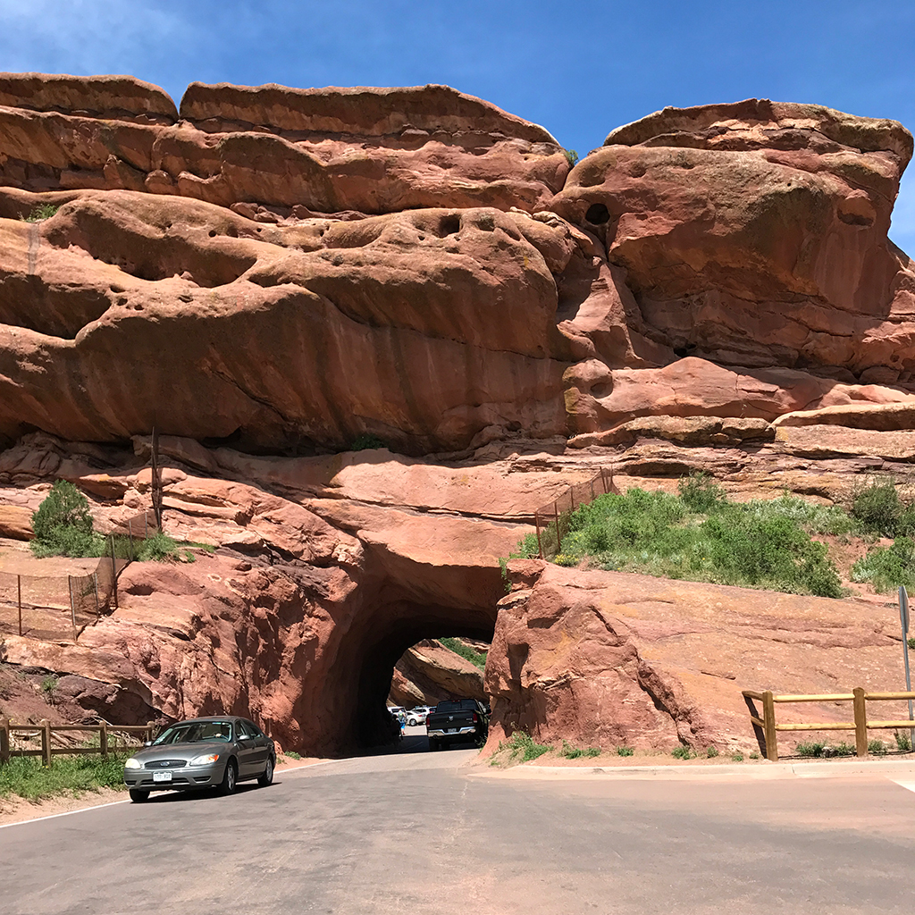 World-Famous Red Rocks Amphitheatre In Morrison, Colorado