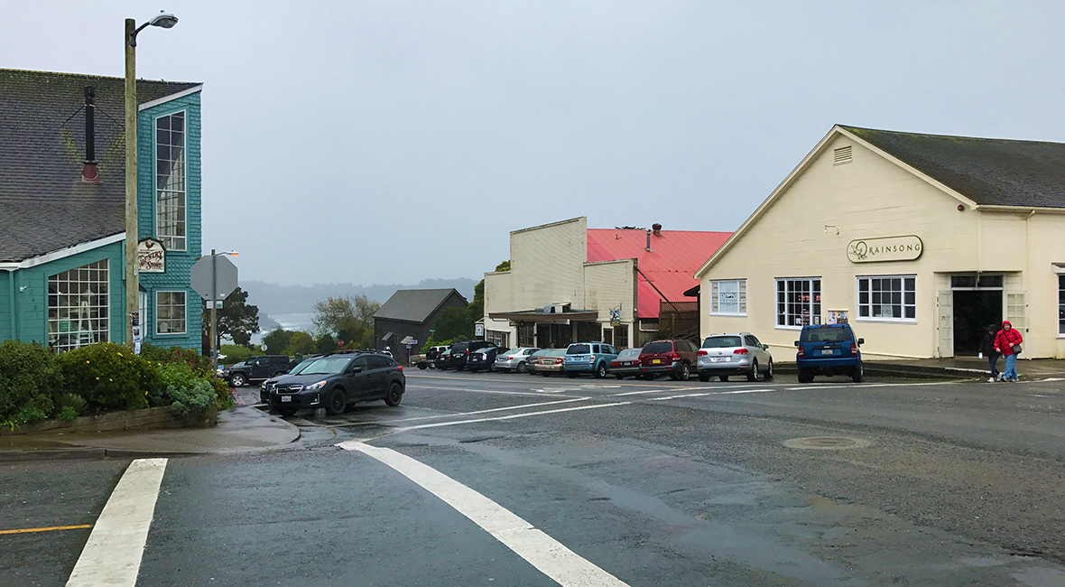 Mendocino Village and the Mendocino Headlands State Park