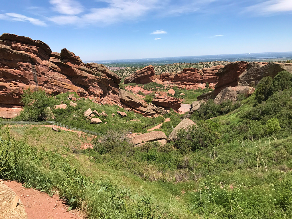 World-Famous Red Rocks Amphitheatre In Morrison, Colorado