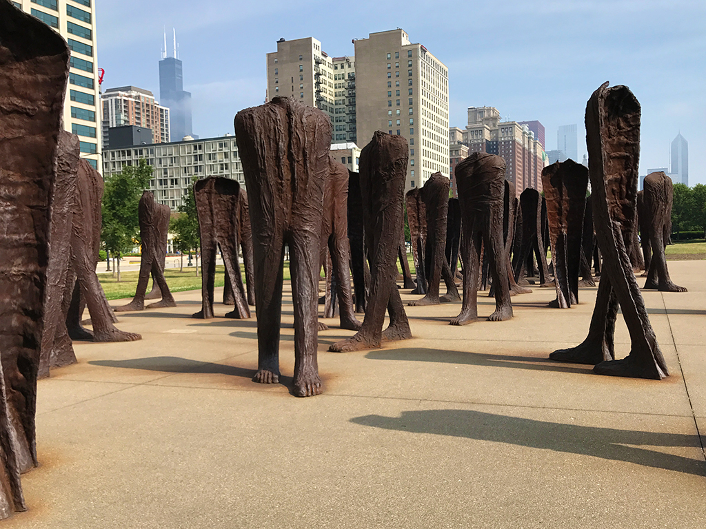 Agora Scultpure (The Giant Legs) in Grant Park, Chicago