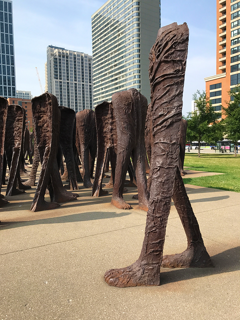 Agora Scultpure (The Giant Legs) in Grant Park, Chicago