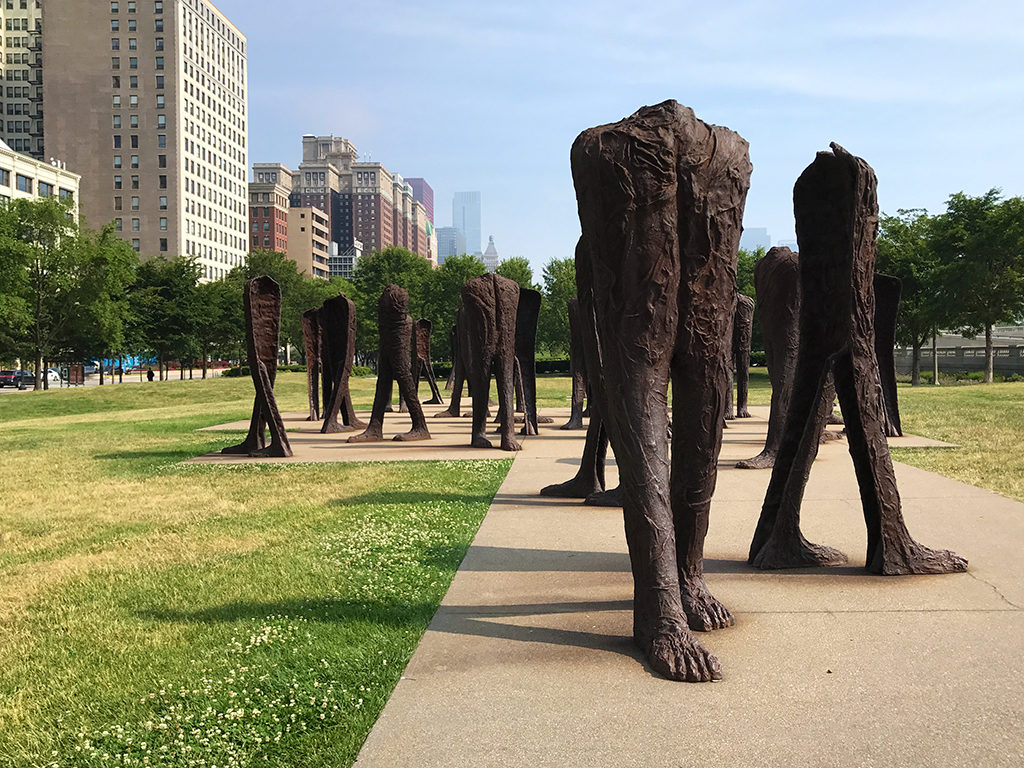 Agora Scultpure (The Giant Legs) in Grant Park, Chicago