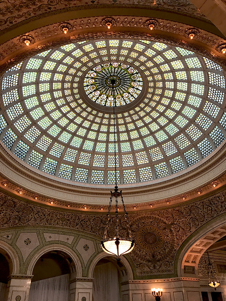 Chicago Cultural Center, The World's Largest Tiffany Glass Dome