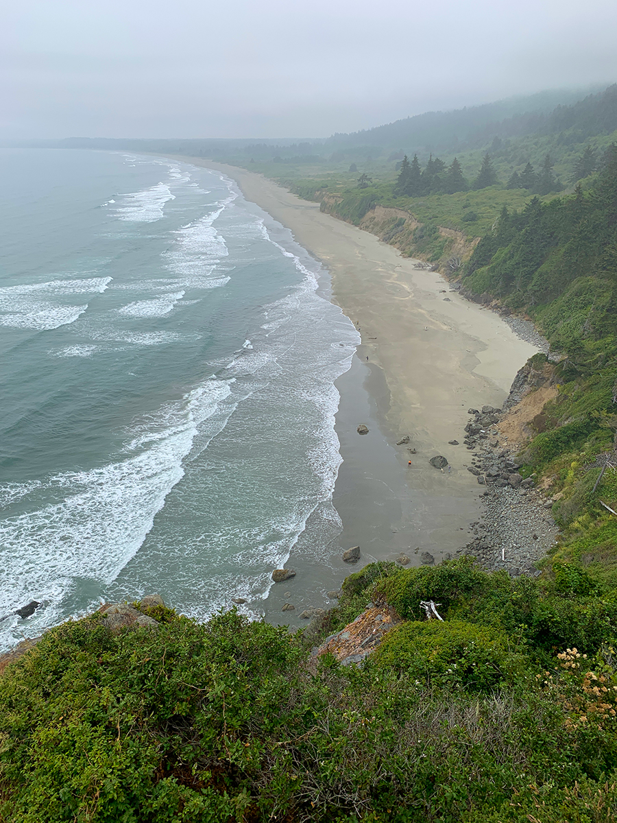 Crescent Beach And The Crescent Beach Overlook
