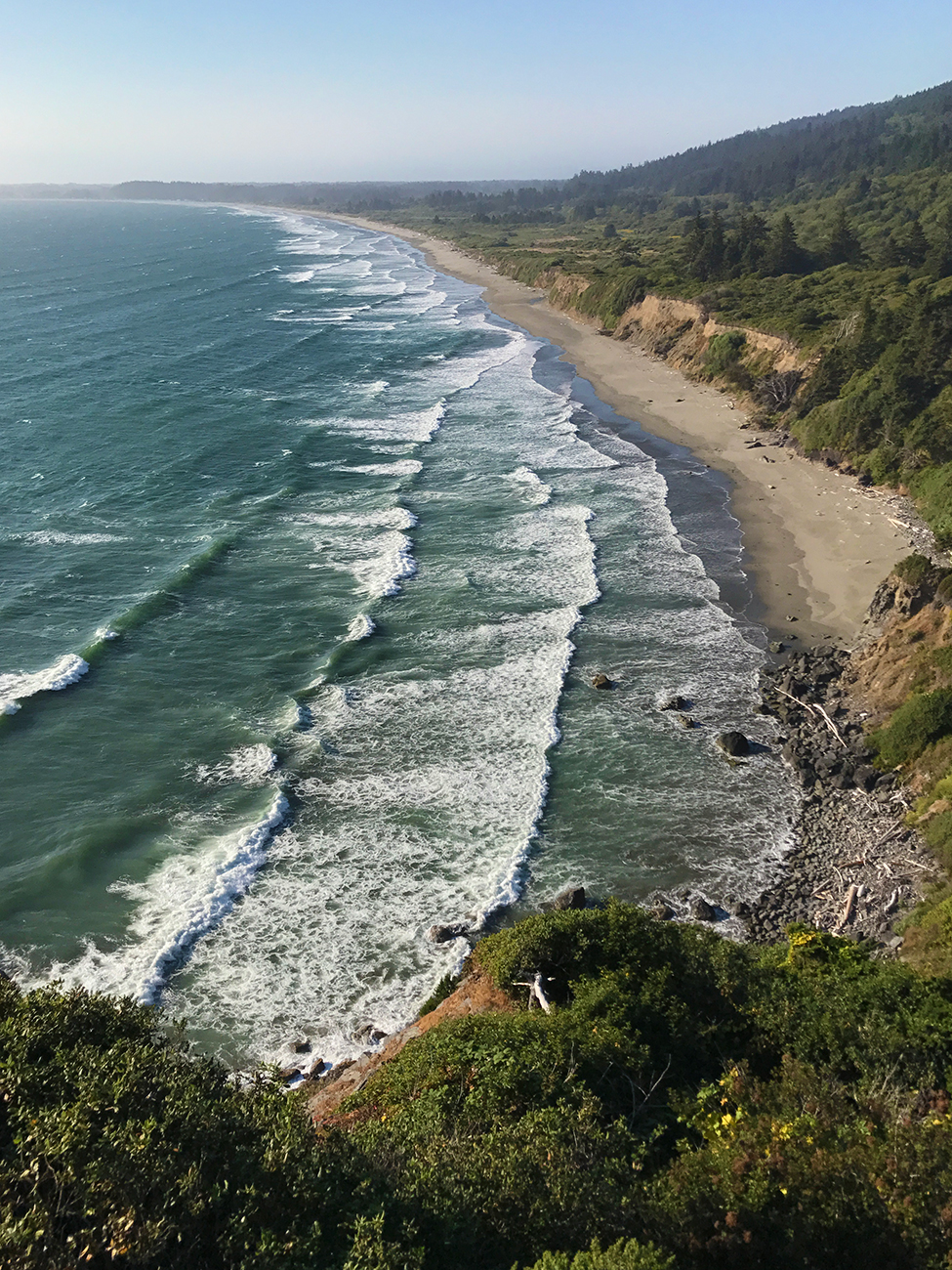 Crescent Beach And The Crescent Beach Overlook