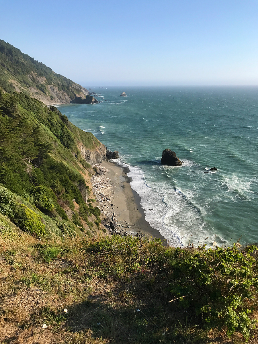 Crescent Beach And The Crescent Beach Overlook