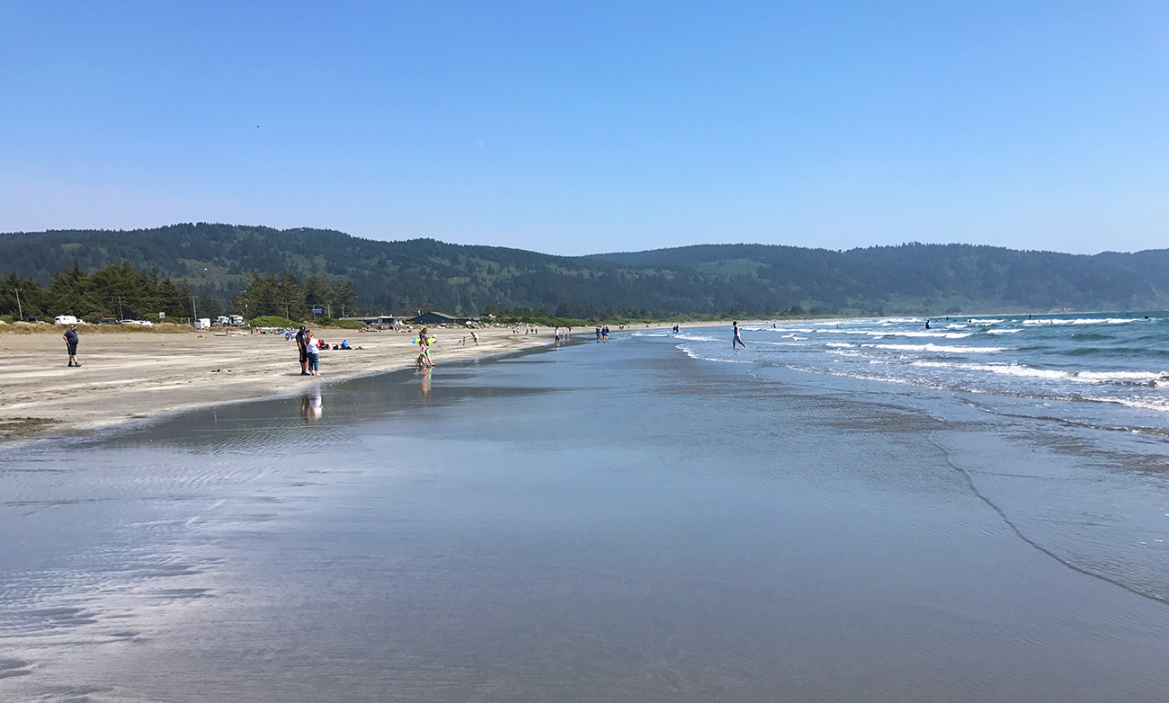 Crescent Beach And The Crescent Beach Overlook