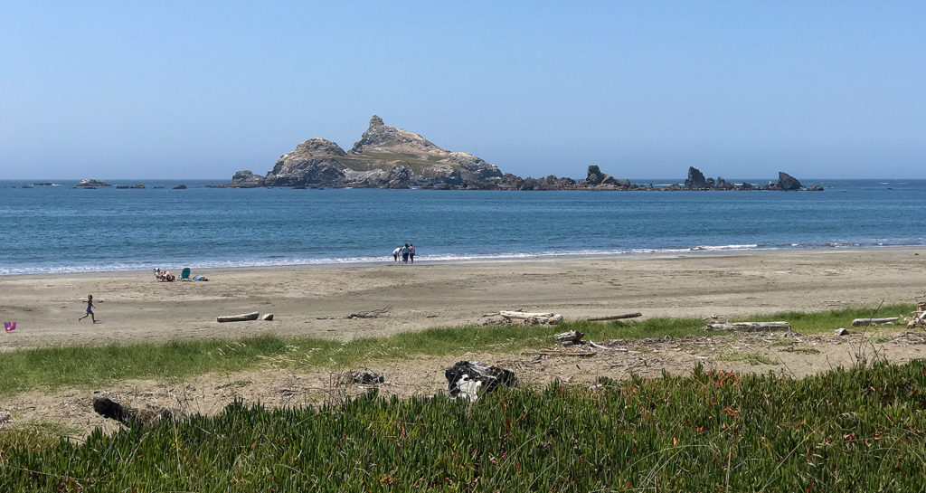Pebble Beach And Preston Island In Crescent City