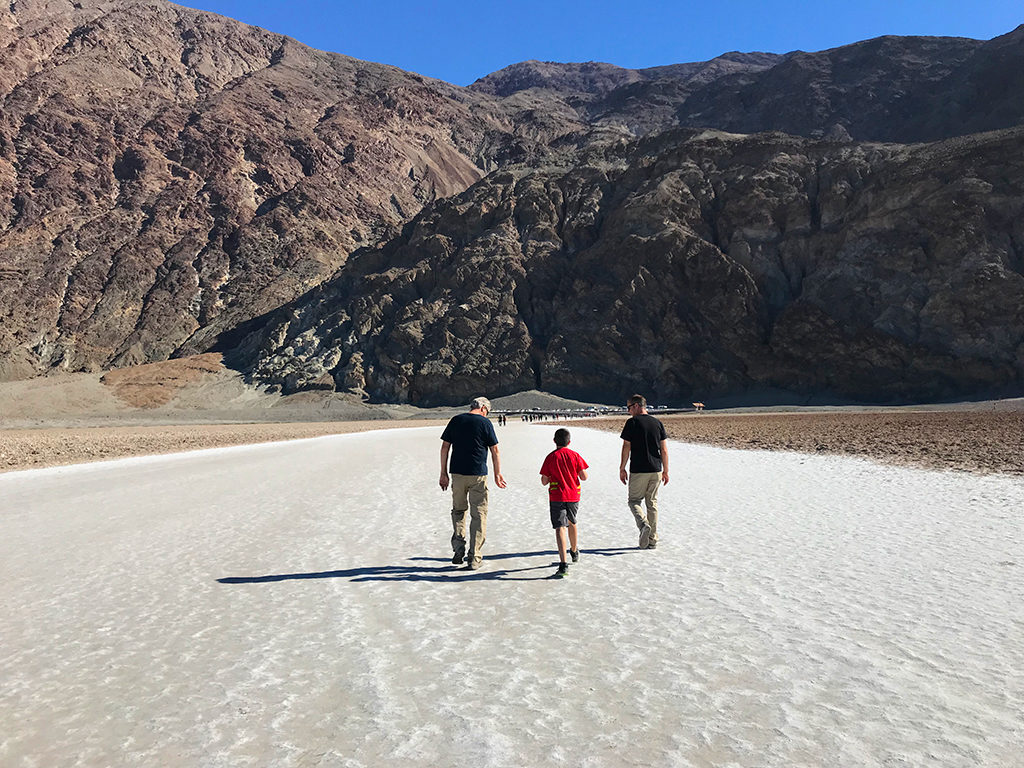 Badwater Basin And Badwater Salt Flat in Death Valley National Park
