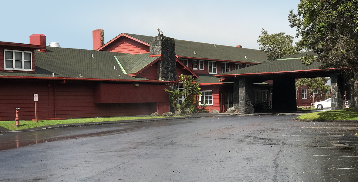 Historic Volcano House At Hawaii Volcanoes National Park