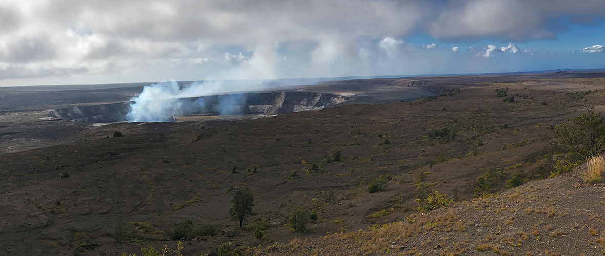 The Kilauea And Halema'uma'u Overlook At The Jaggar Museum
