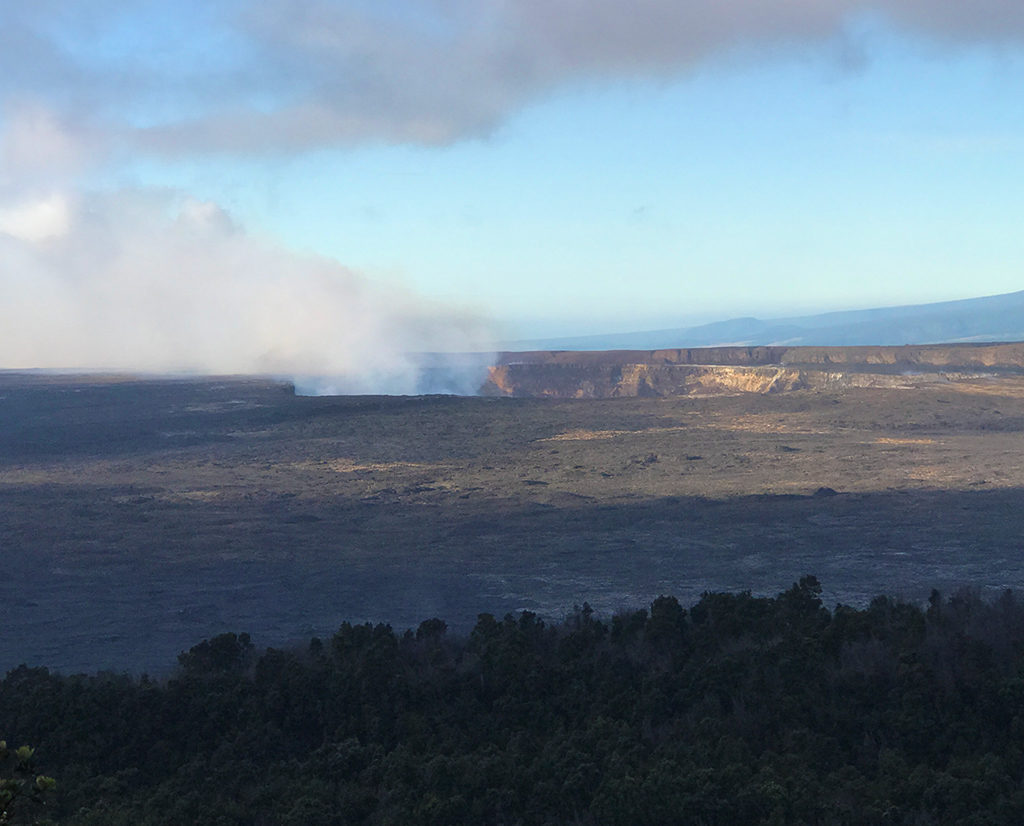 Historic Volcano House At Hawaii Volcanoes National Park