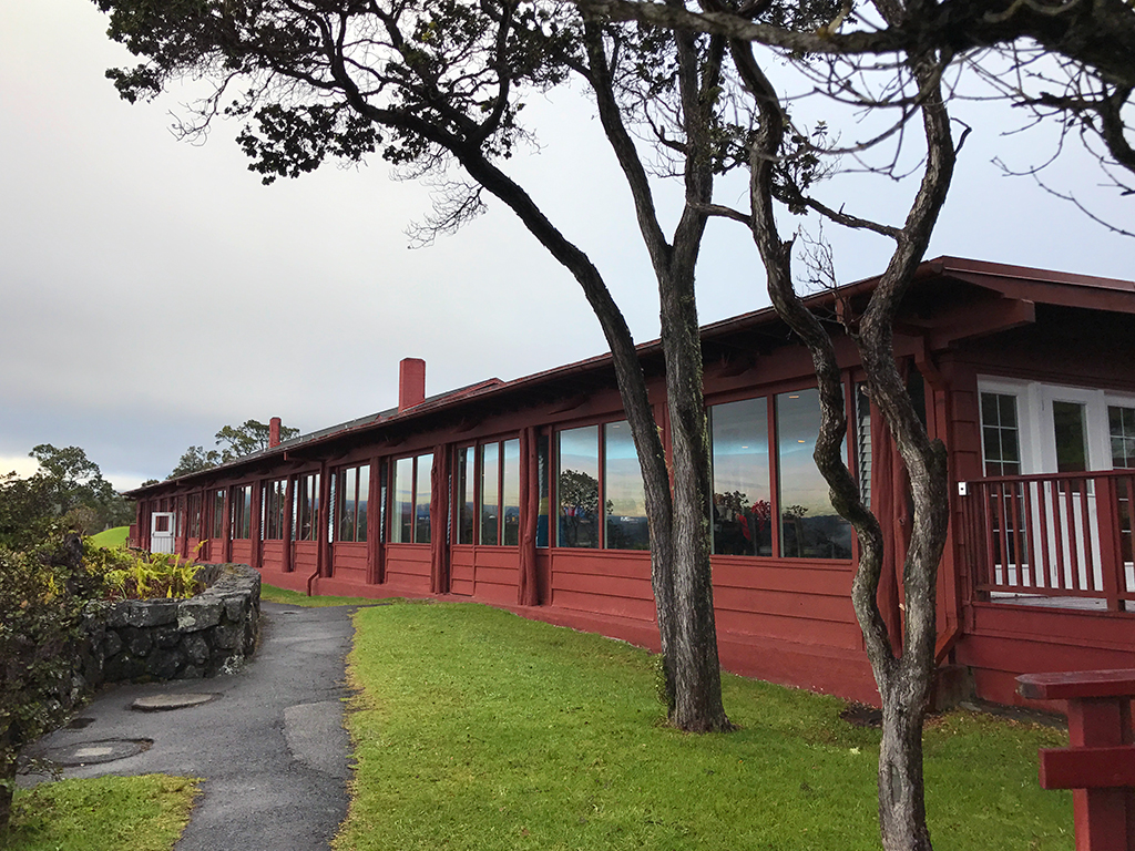 Historic Volcano House At Hawaii Volcanoes National Park