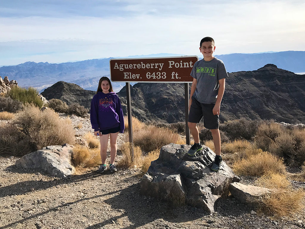 Aguereberry Point Scenic Viewpoint In Death Valley National Park