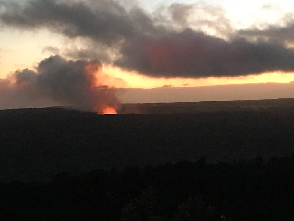 Historic Volcano House At Hawaii Volcanoes National Park