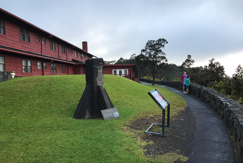 Historic Volcano House At Hawaii Volcanoes National Park