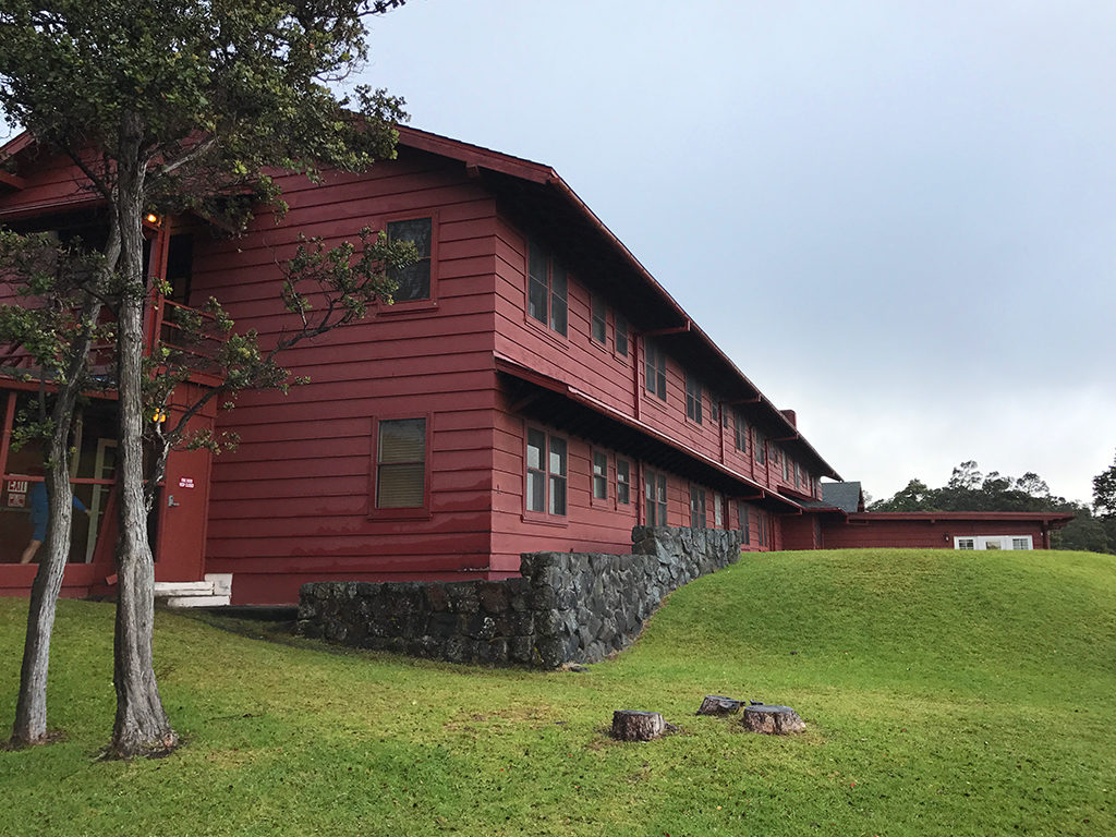 Historic Volcano House At Hawaii Volcanoes National Park