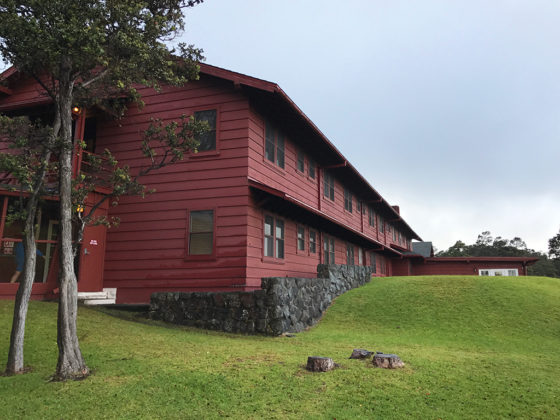 Historic Volcano House At Hawaii Volcanoes National Park