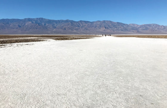 Badwater Basin And Badwater Salt Flat in Death Valley National Park