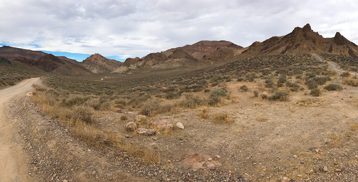 Driving Titus Canyon Road Into Death Valley National Park