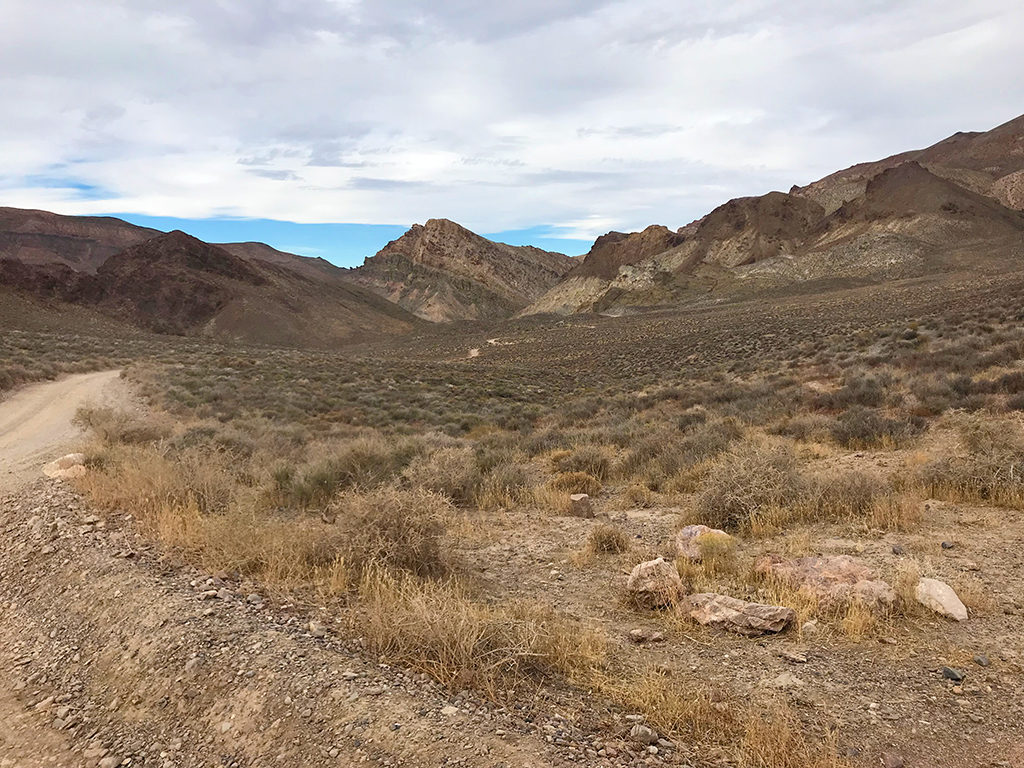Driving Titus Canyon Road Into Death Valley National Park