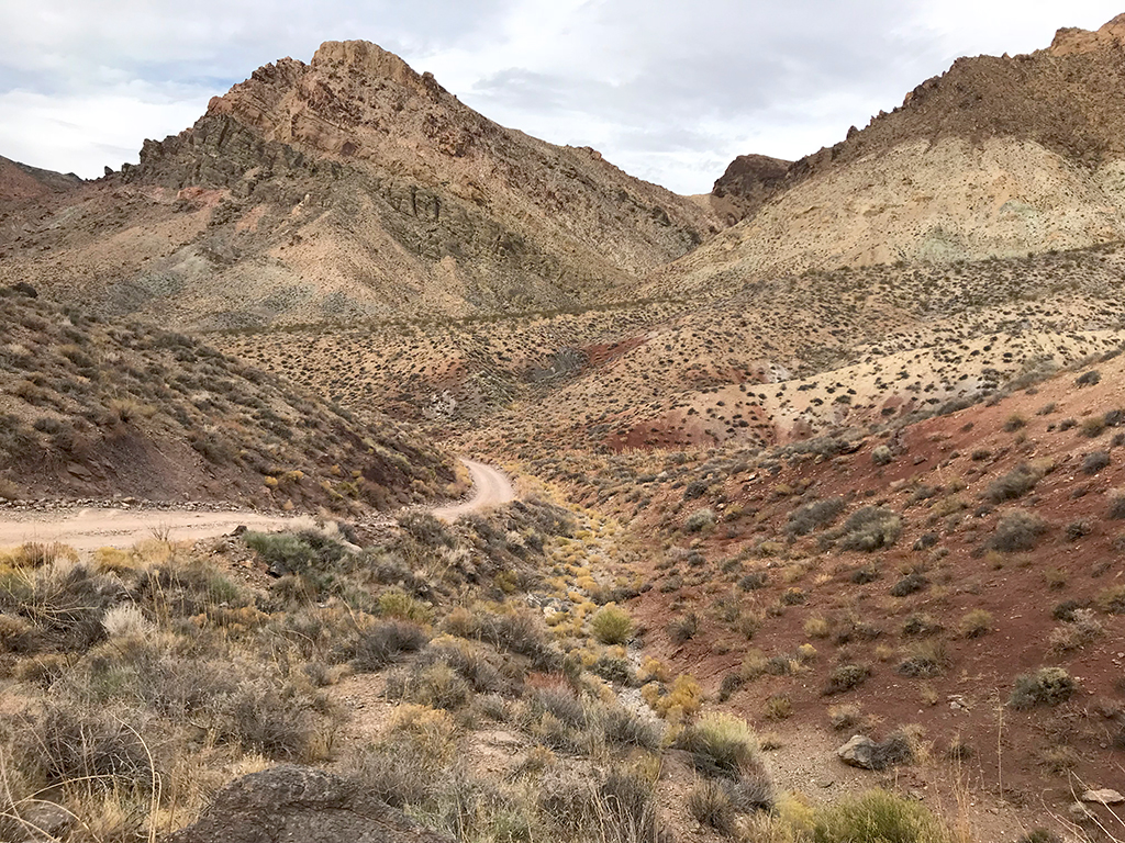 Driving Titus Canyon Road Into Death Valley National Park