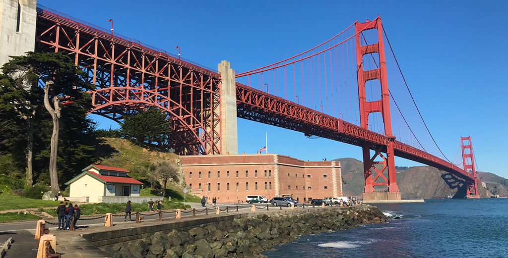 Fort Point National Historic Site Under The Golden Gate Bridge
