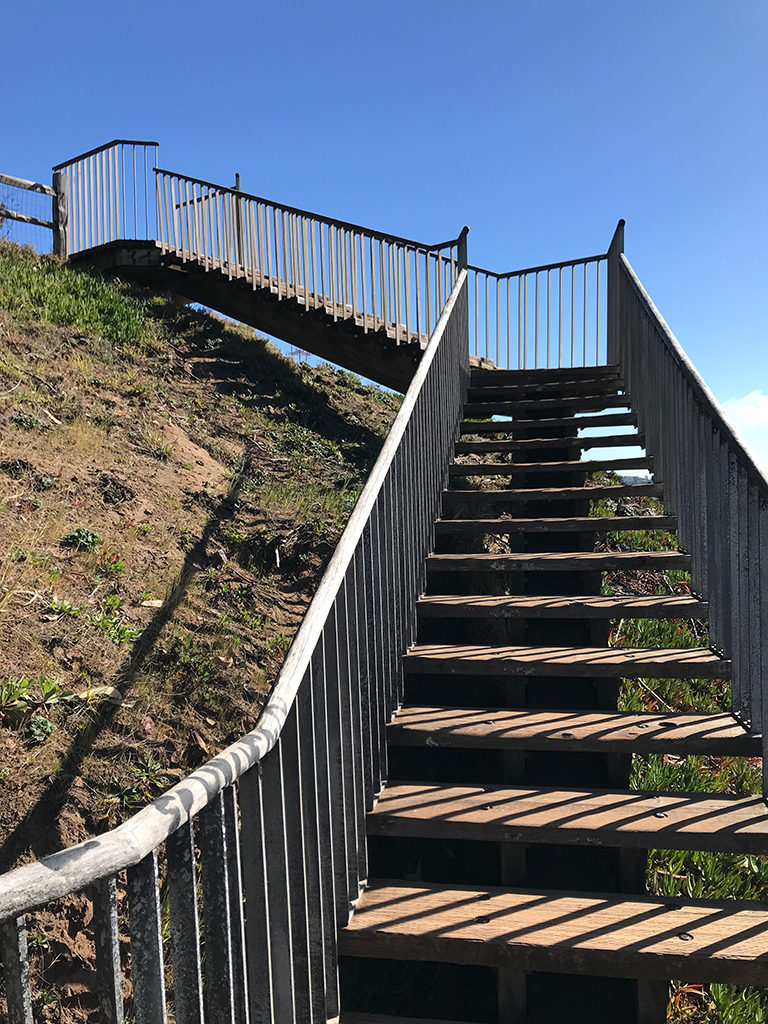 Grand View Park And Turtle Hill in San Francisco's Sunset District