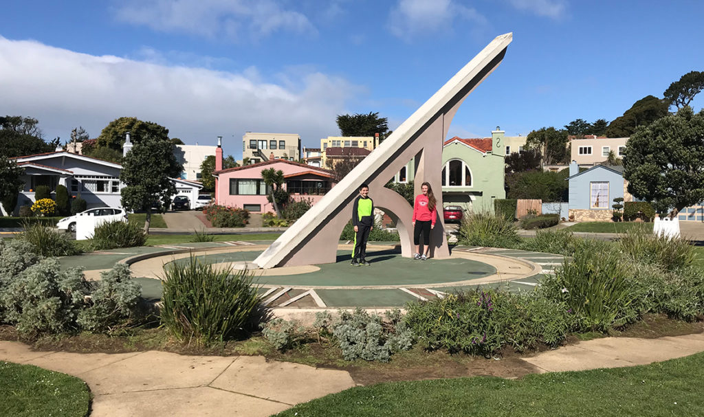 The Secret San Francisco Ingleside Sundial or Urbano Sundial