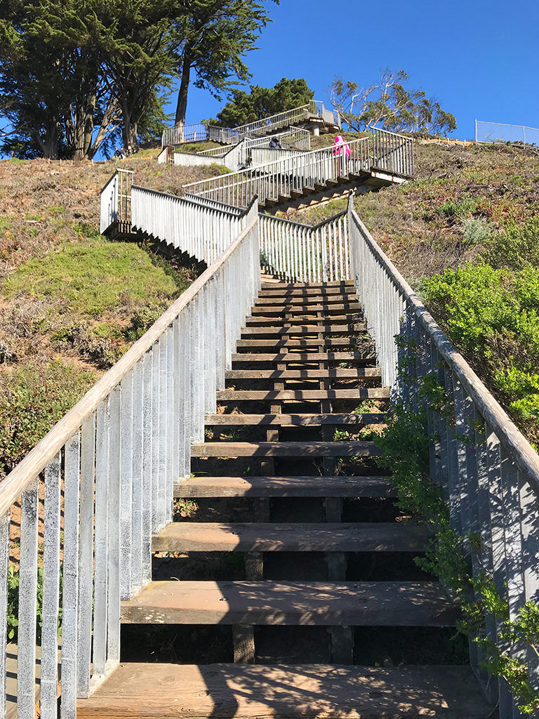 Grand View Park And Turtle Hill in San Francisco's Sunset District