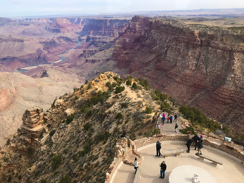 Desert View Watchtower On The Grand Canyon's South Rim