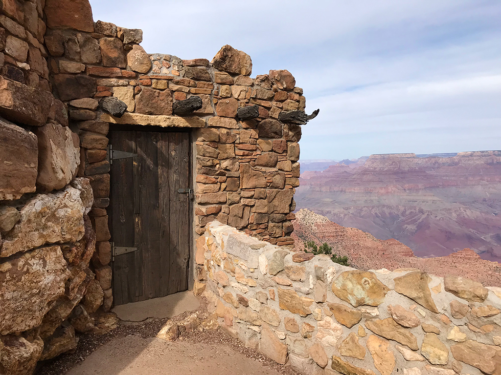 Desert View Watchtower On The Grand Canyon's South Rim