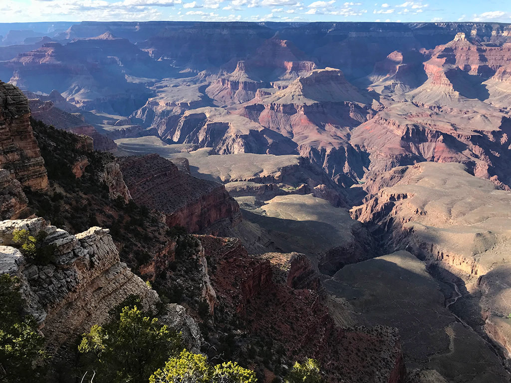 Mather Point On The South Rim Of Grand Canyon National Park