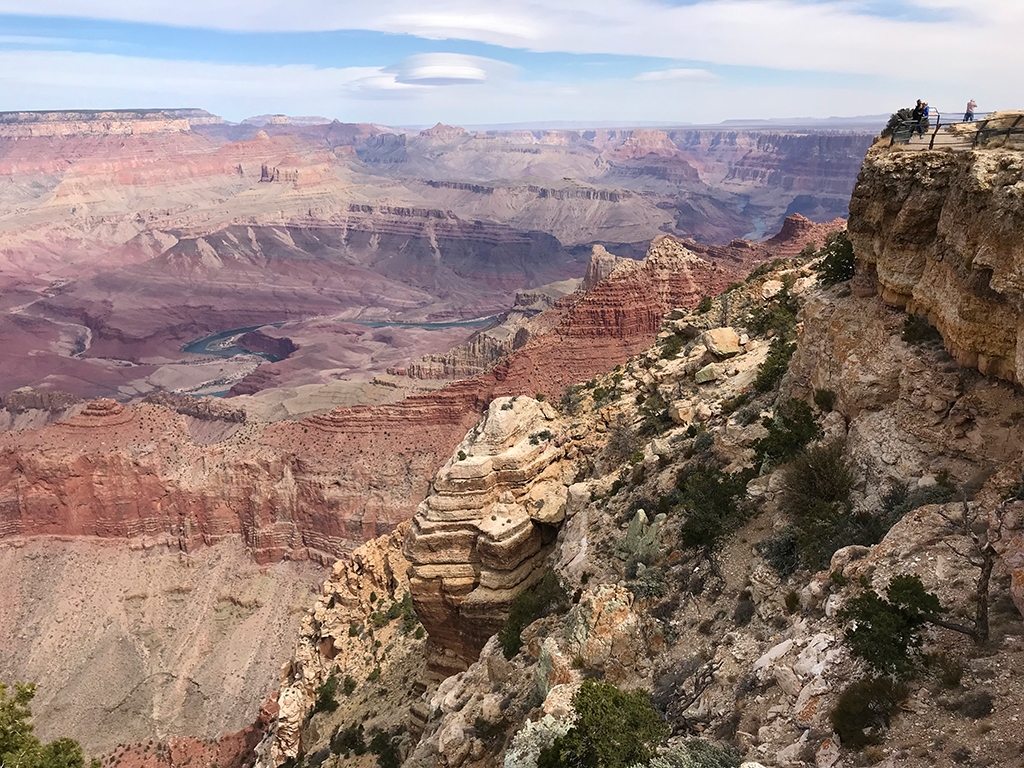 Lipan Point Overlook On Desert View Drive In Grand Canyon National Park