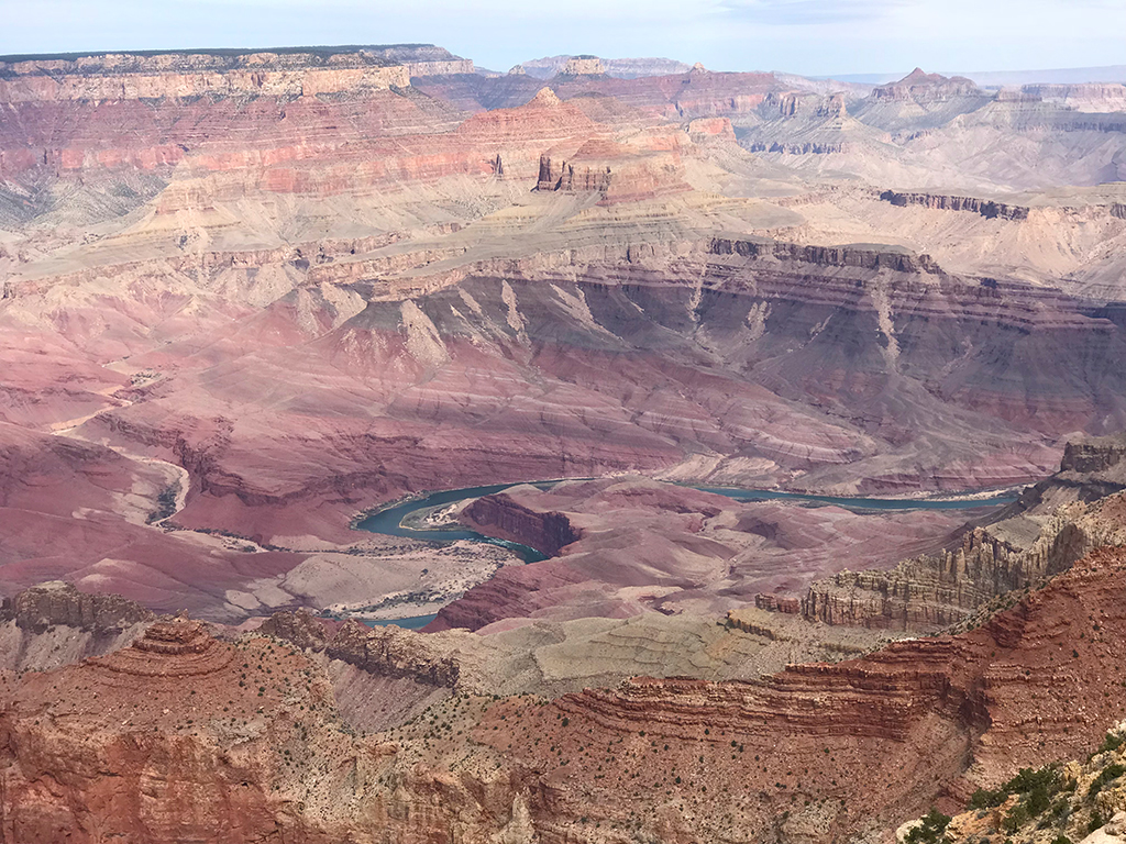Lipan Point Overlook On Desert View Drive In Grand Canyon National Park