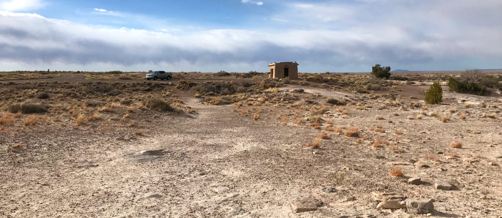 Agate Bridge: A 110 Foot Petrified Log Bridge at Petrified Forest ...