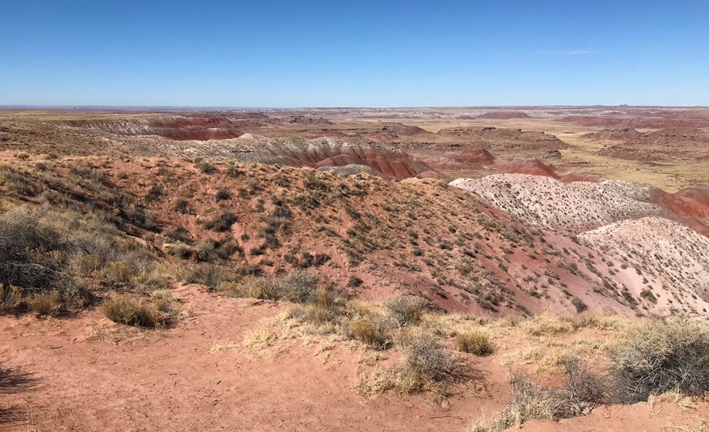 Nizhoni Point In The Painted Desert of Petrified Forest National Park