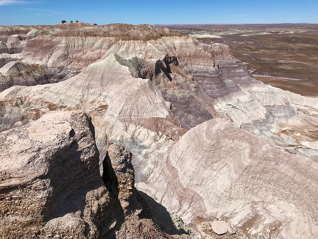 Blue Mesa Trail In The Painted Desert Of Petrified Forest National Park