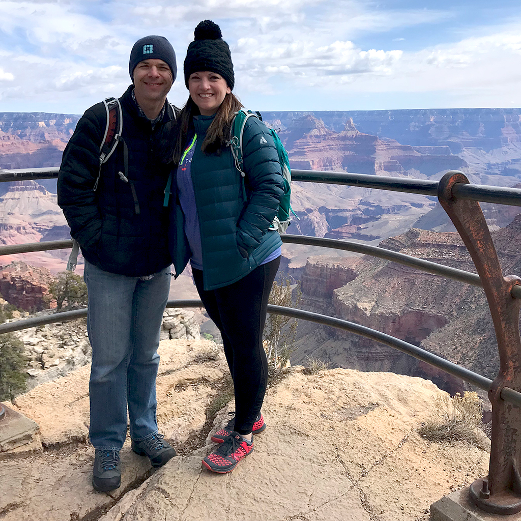 Trailview Overlook On Hermit Road In Grand Canyon National Park