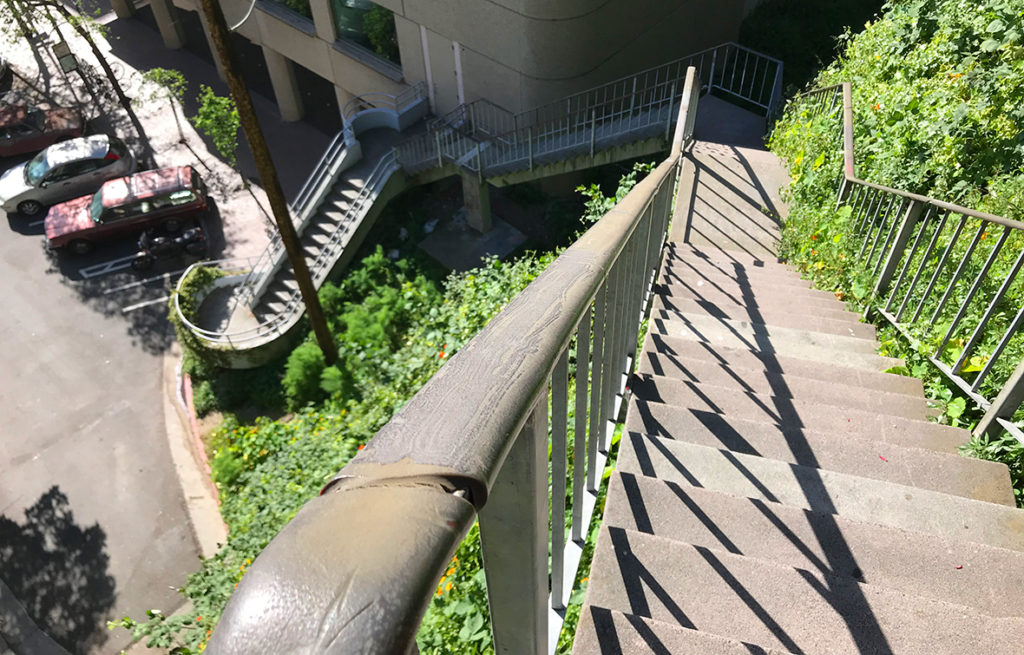 The Filbert Steps On Telegraph Hill In San Francisco