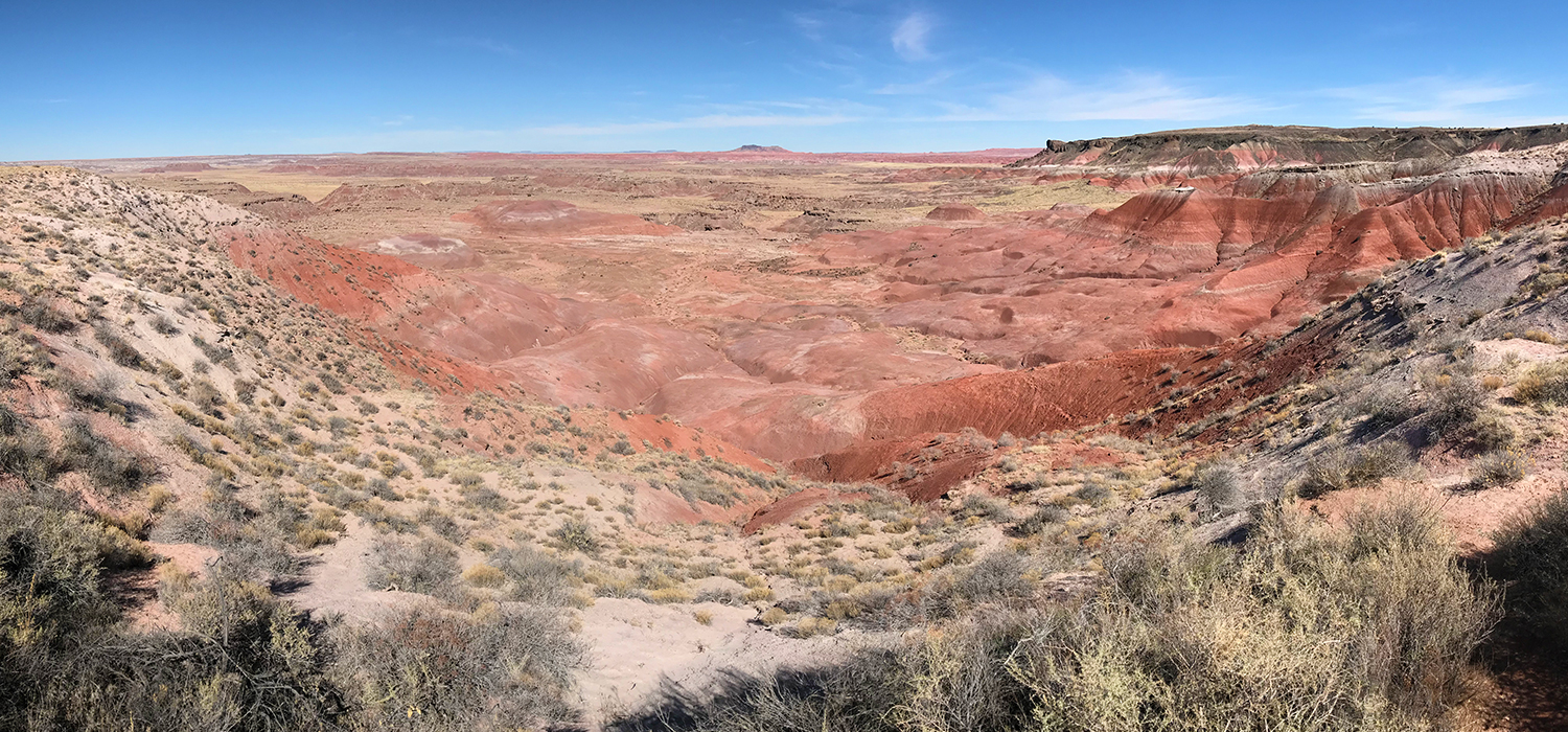 Lacey Point In The Painted Desert Of Petrified Forest National Park