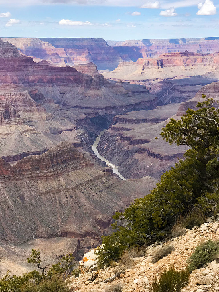 Mohave Point Scenic Overlook At Grand Canyon National Park