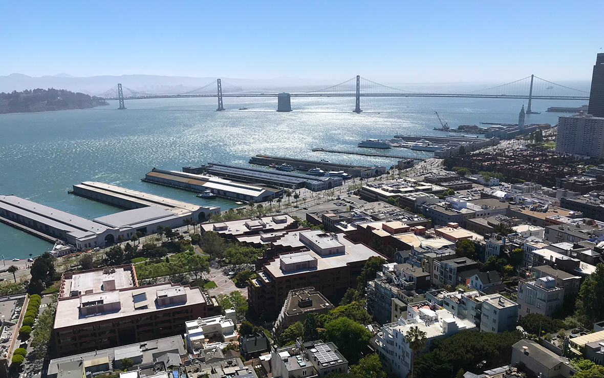 Visit Coit Tower Atop Telegraph Hill In San Francisco, California