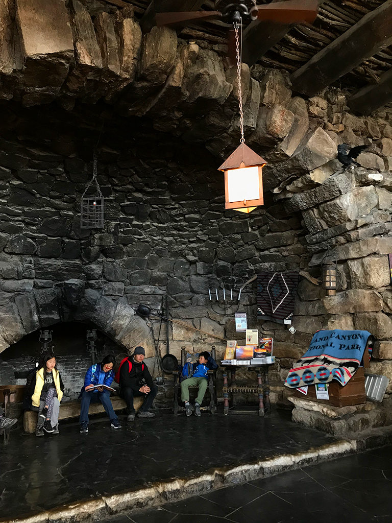 Hermit's Rest Historic Building In Grand Canyon National Park