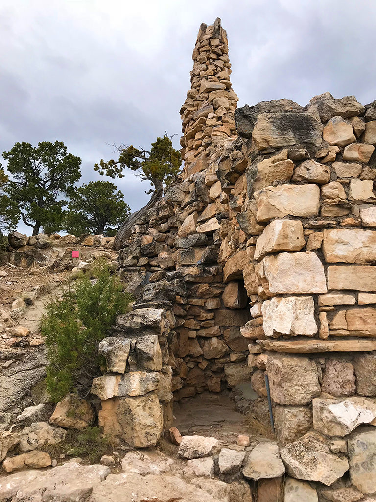 Hermit's Rest Historic Building In Grand Canyon National Park