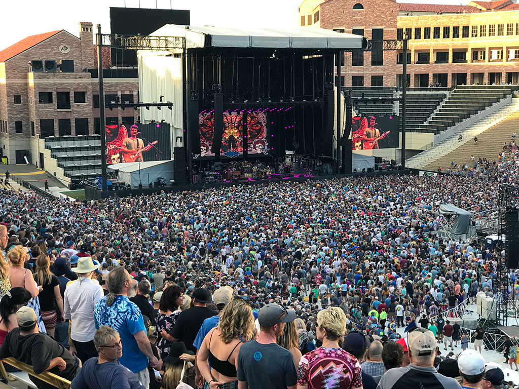 Dead And Company At Folsom Field in Boulder, Colorado on July 13, 2018