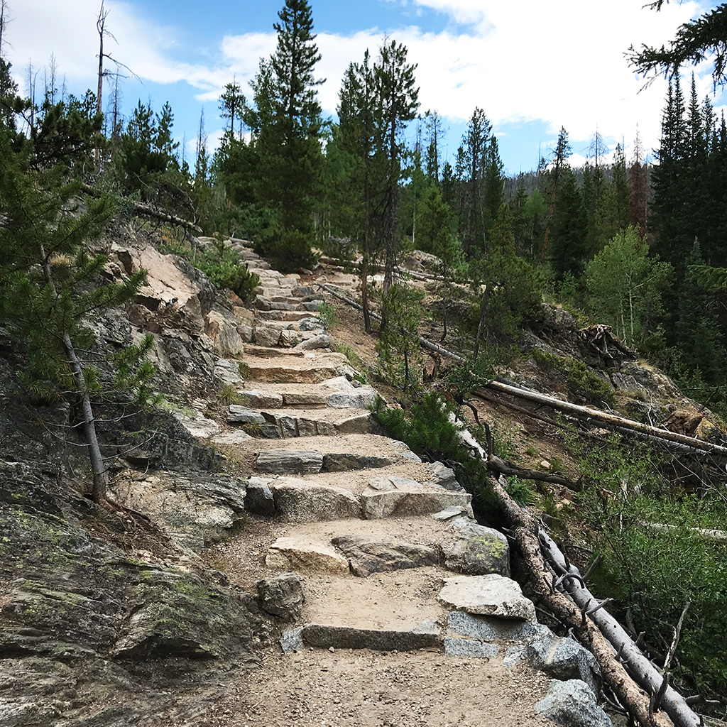 Adams Falls, A 55 Foot Rocky Mountain National Park Waterfall